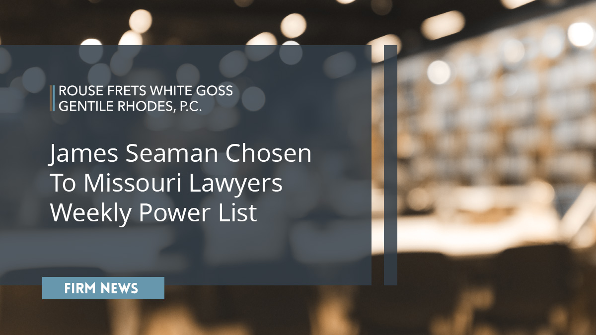 James Seaman, Rouse Frets White Goss Attorney, Chosen to Missouri ...