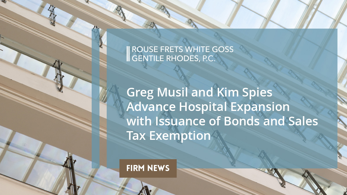 Greg Musil and Kim Spies, Rouse Frets White Goss Attorneys, Seamlessly ...
