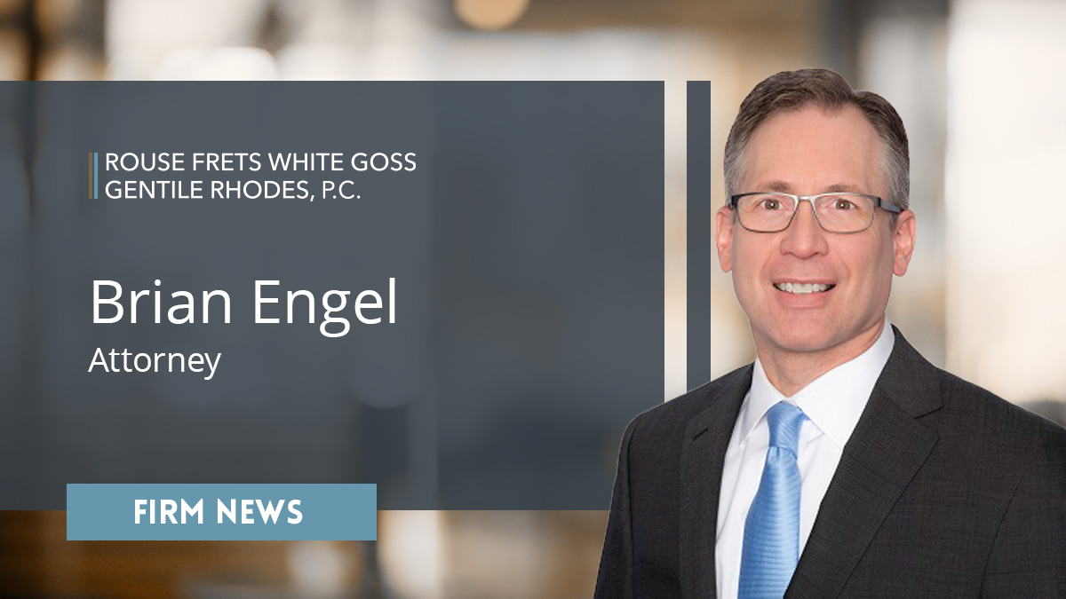 Volunteer and Pro Bono Spotlight: Attorney Brian Engel - Rouse Frets ...